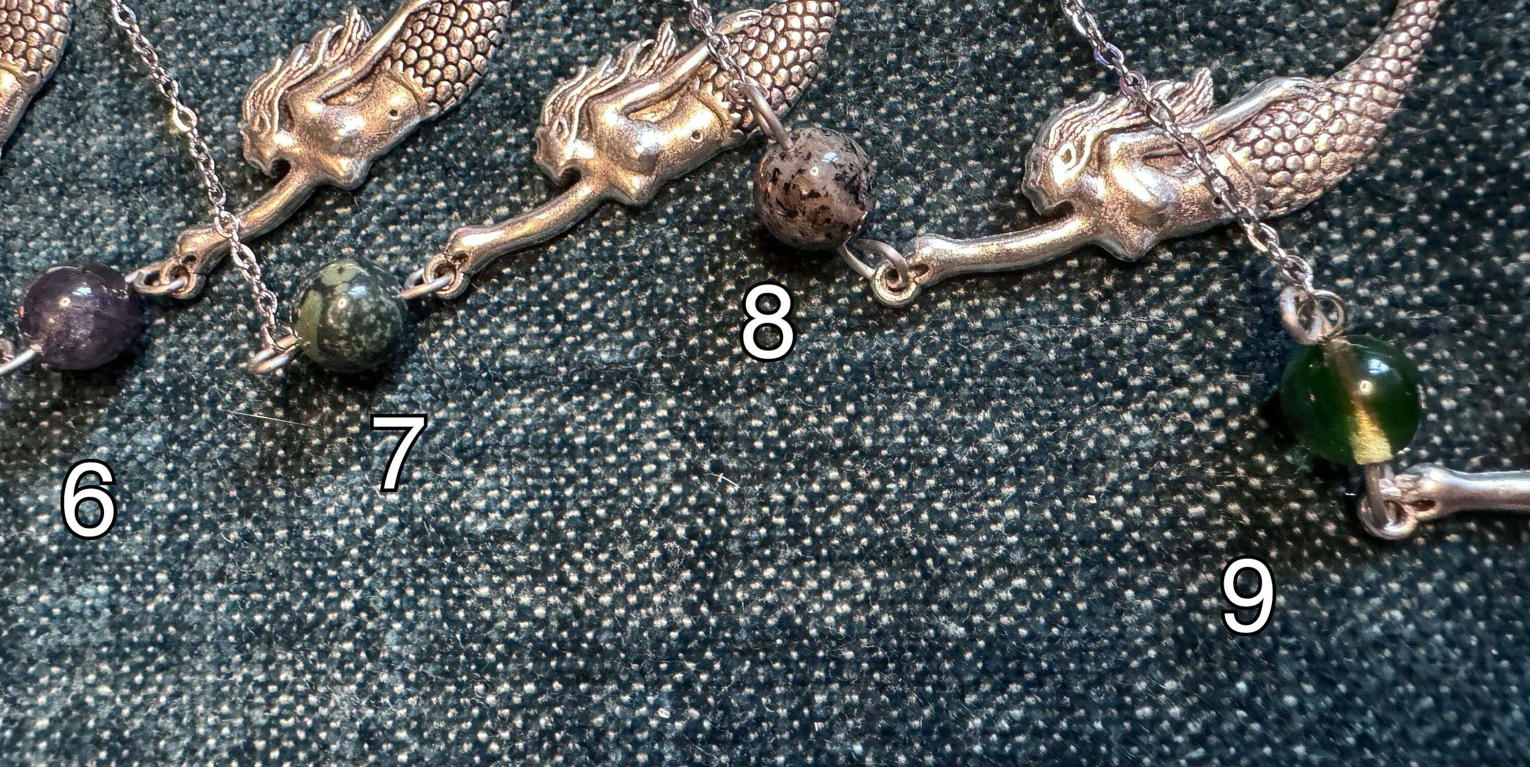 Traditional Mermaid Stainless Steel Necklace With Your Choice of Bead ...