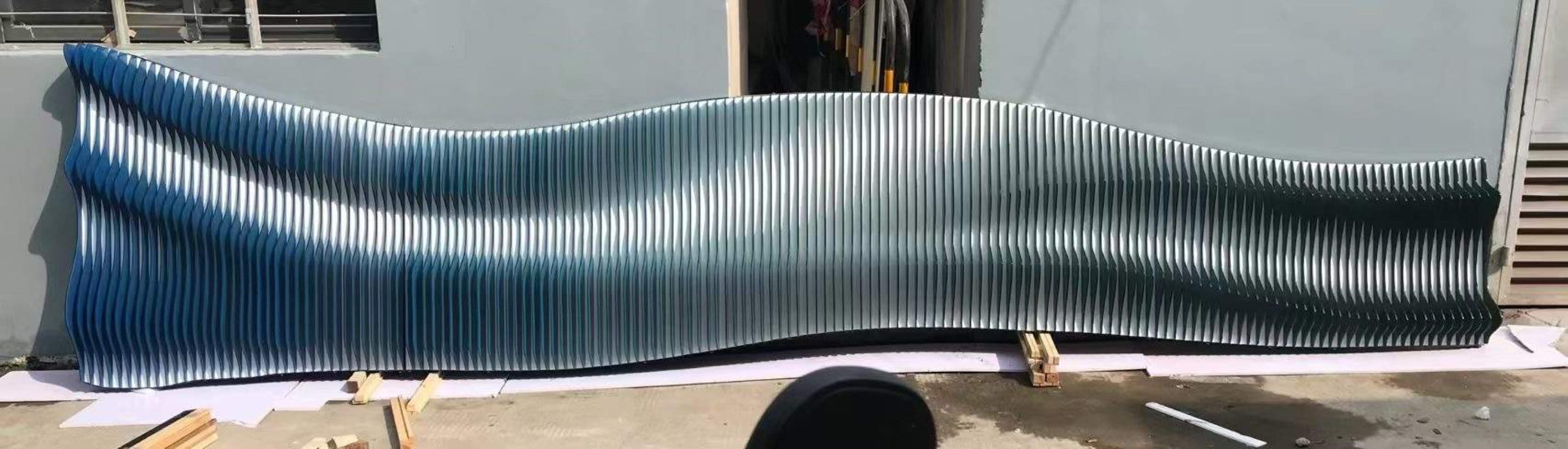 Large Wave Wall Sculpture, Ocean Wall Sculpture, Parametric, Abstract ...
