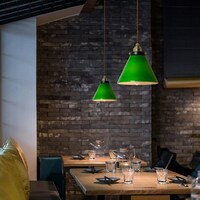 Green Pendant Light - Etsy