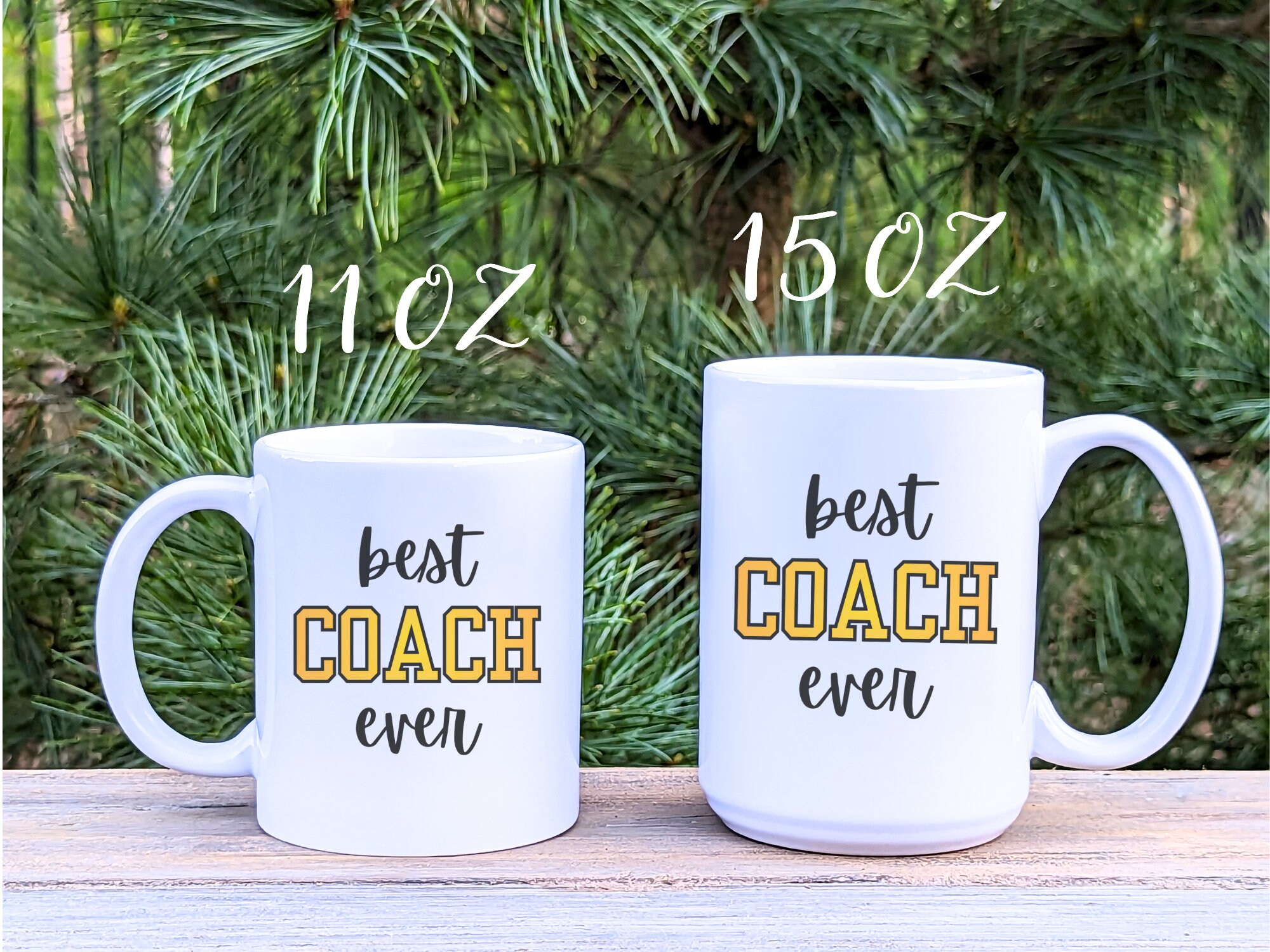 Best Coach Ever Coffee Mug Gift for Coach Gift for Dad Coach Mug Sports ...