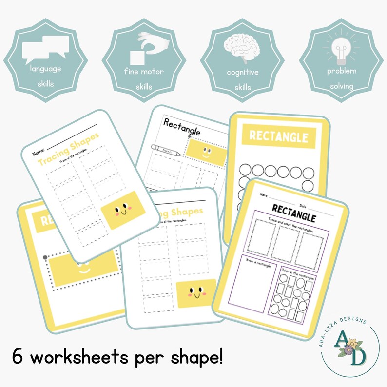 Workbook Bundle (letters, Lines, Numbers and Shapes) - Etsy