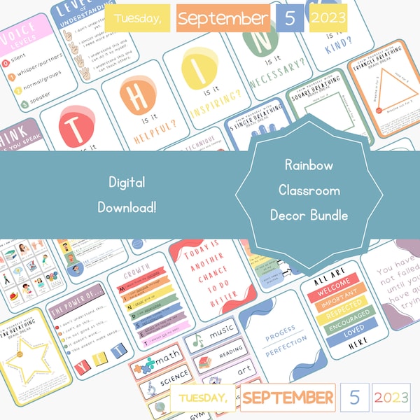 Classroom Bundle - Etsy