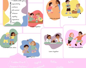 RESPECT CLASSROOM POSTERS Decor for a Classroom Culture of Respect - Etsy
