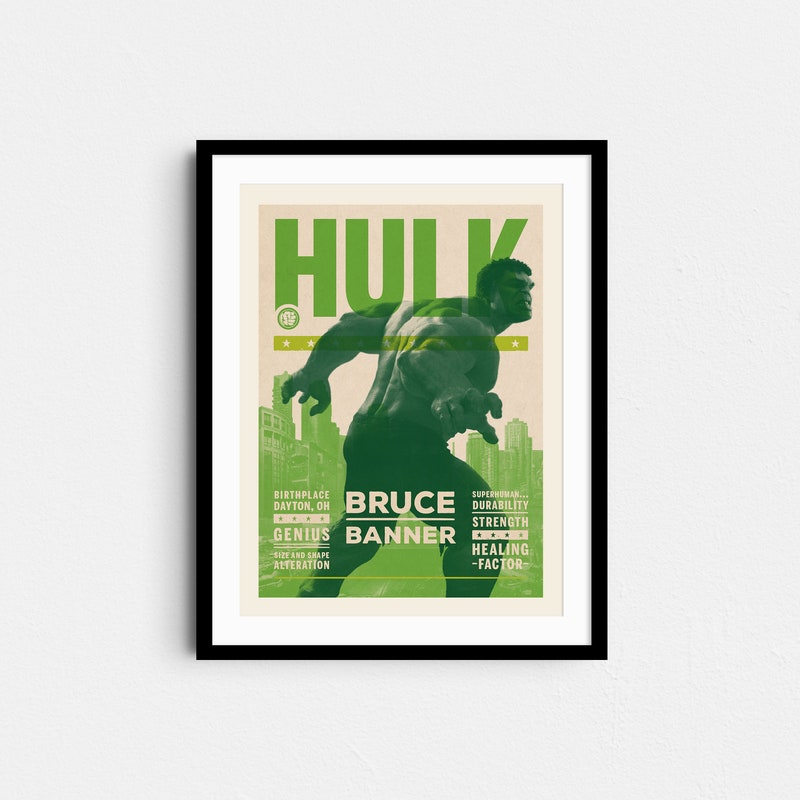 Hulk Poster - Etsy