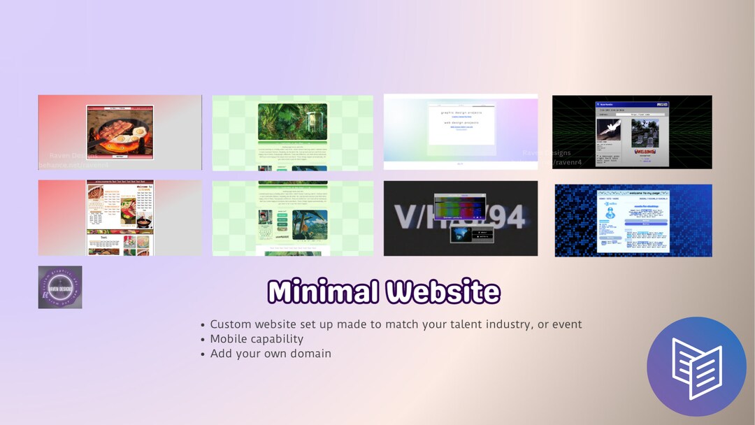 Custom Aesthetic Carrd Website Template Themes Layouts for Carrd.co ...