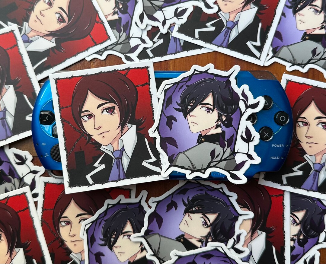 Persona 1 and 2 Stickers Naoya and Tatsuya - Etsy