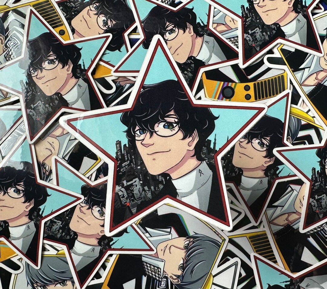 Joker Persona 5 Star Stickers - Etsy