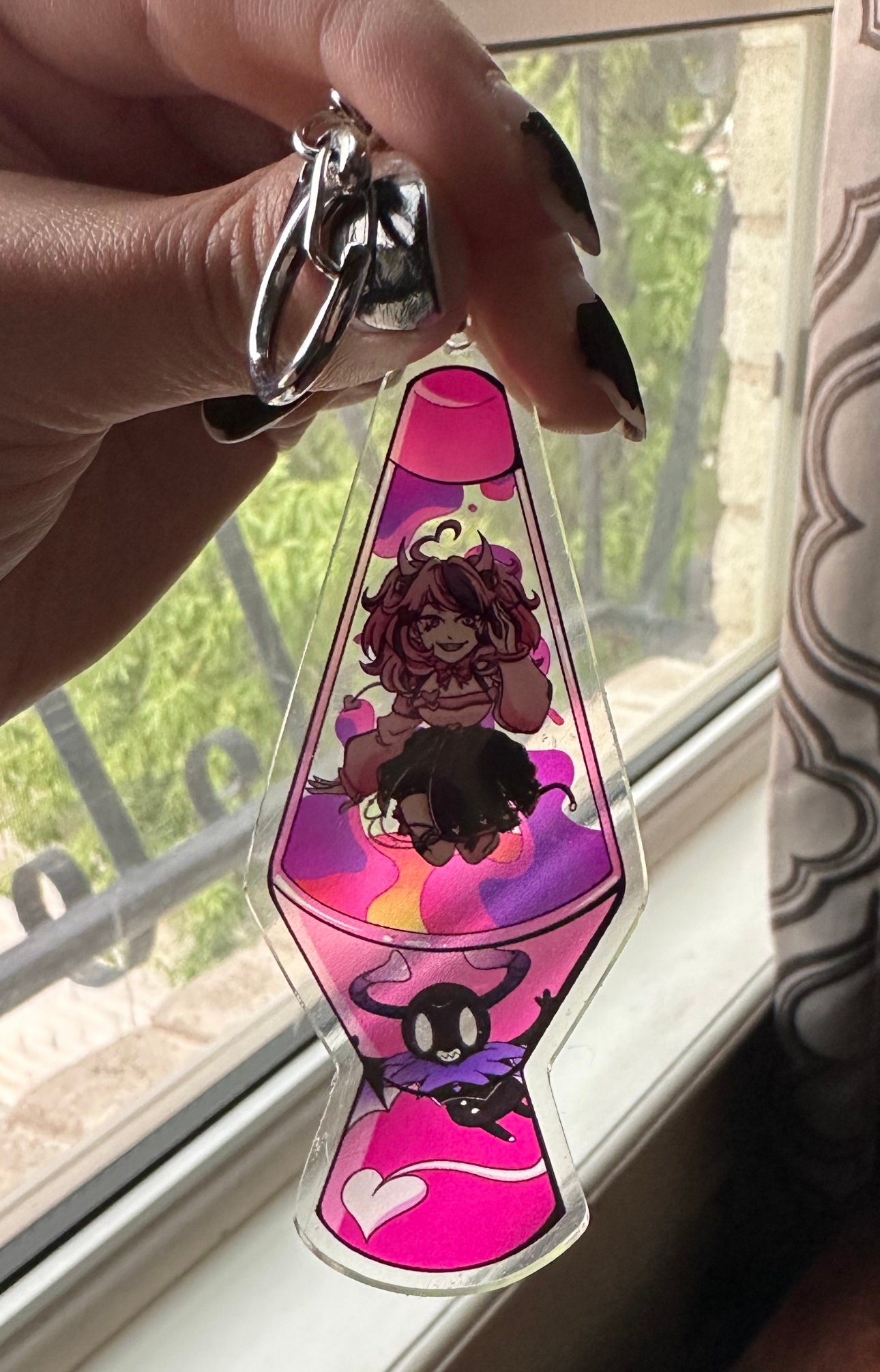 Ironmouse Lava Lamp 3.5 Acrylic Keychain - Etsy