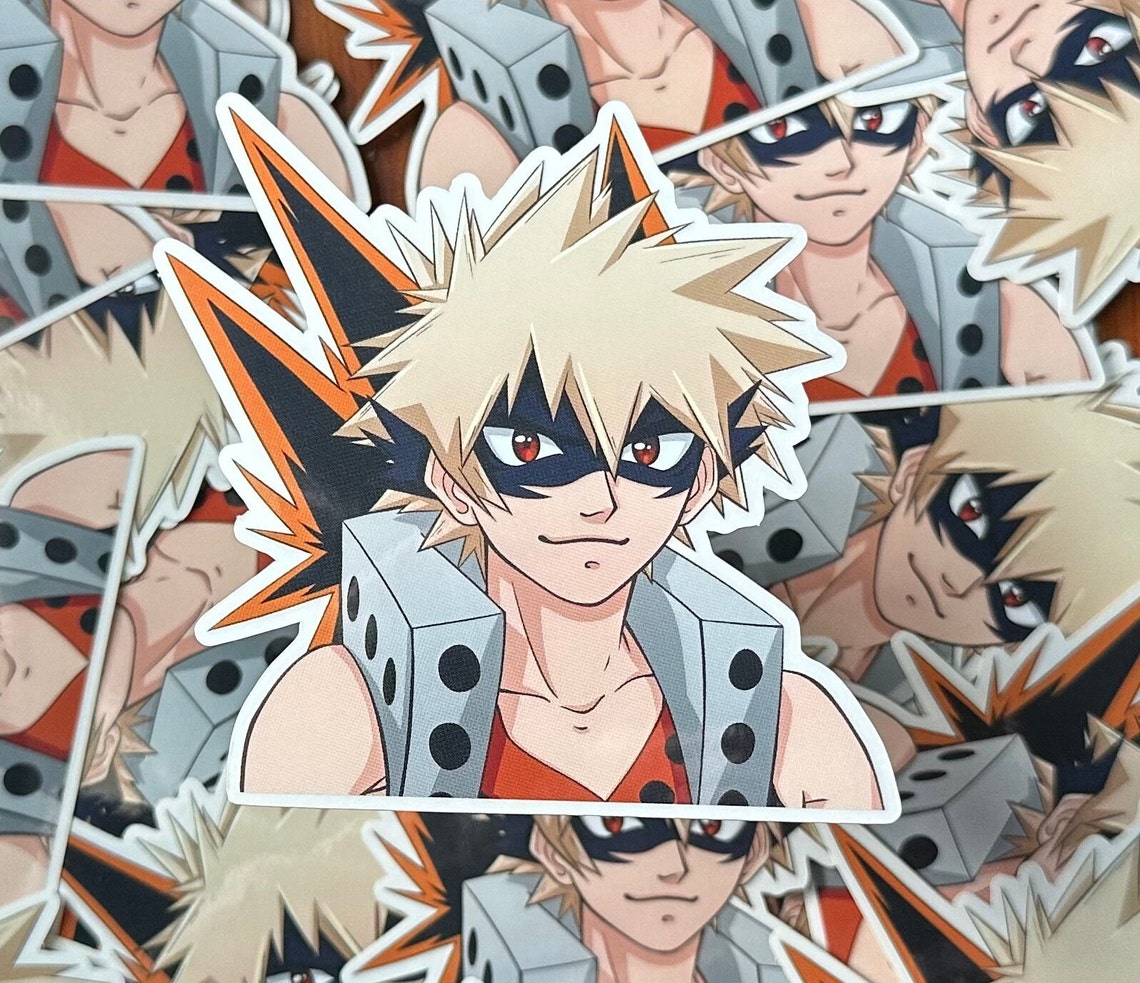 MHA Bakugo Peeker Stickers - Etsy