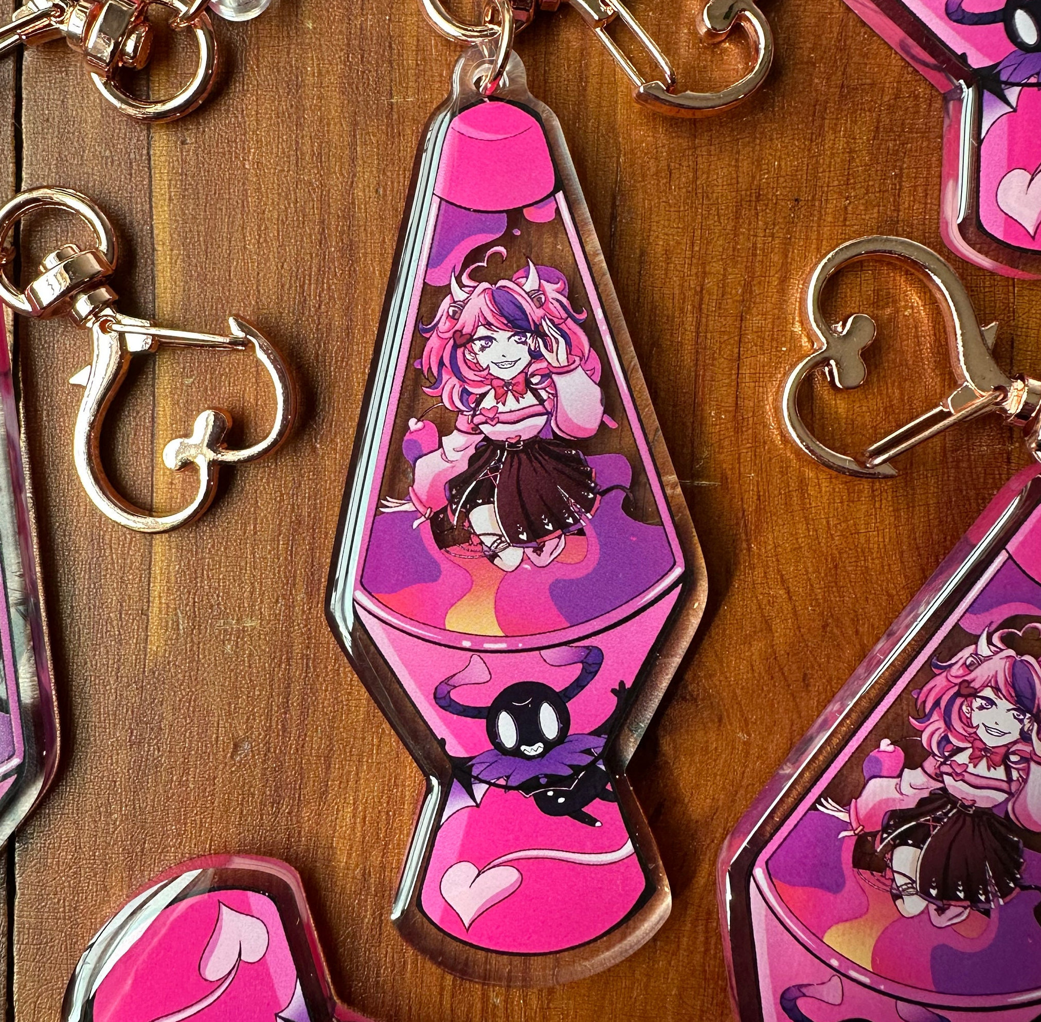 Ironmouse Lava Lamp 3.5 Acrylic Keychain - Etsy