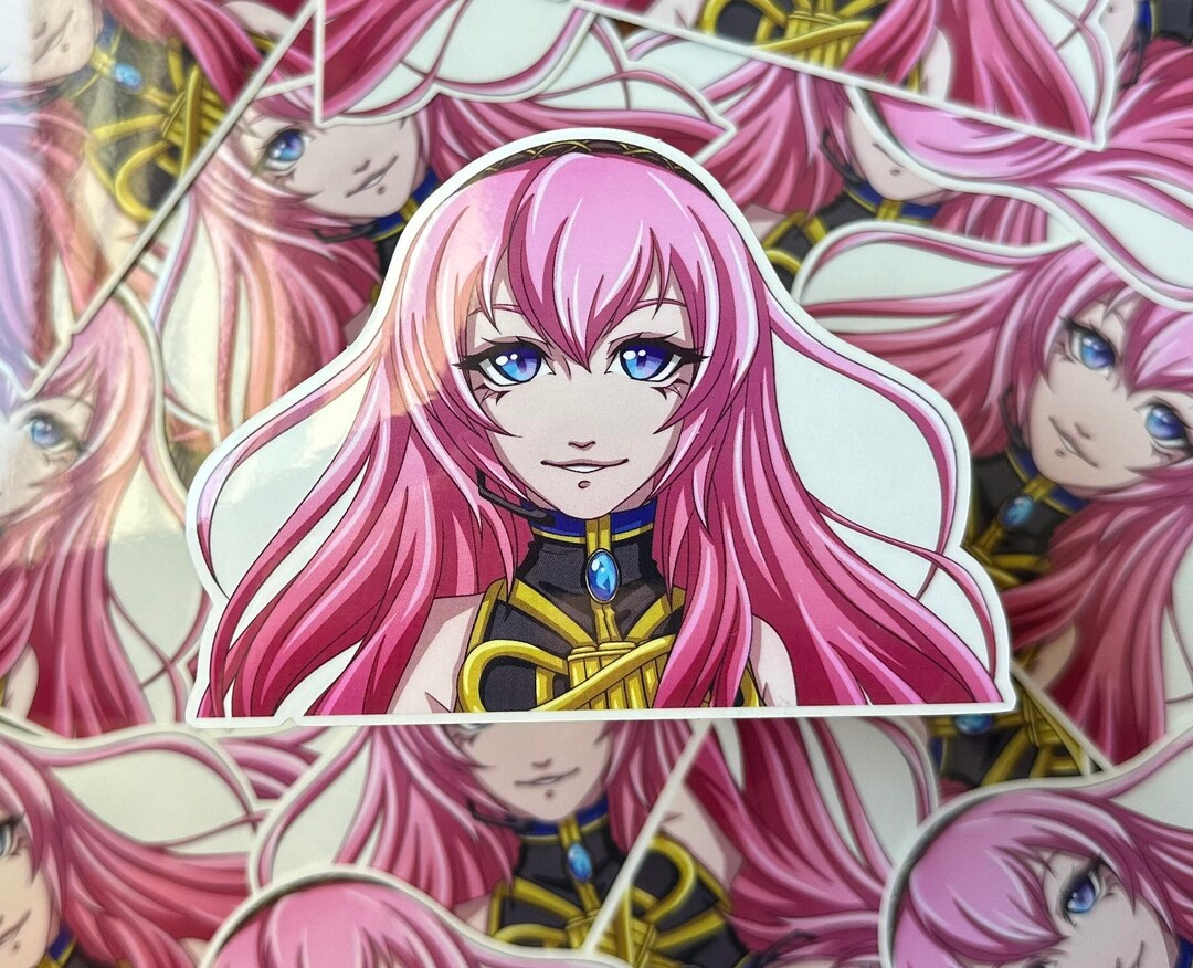 Luka Vocaloid Clear Peeker Sticker - Etsy