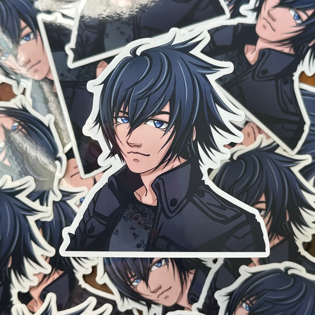 Noctis Final Fantasy XV Peeker Sticker - Etsy