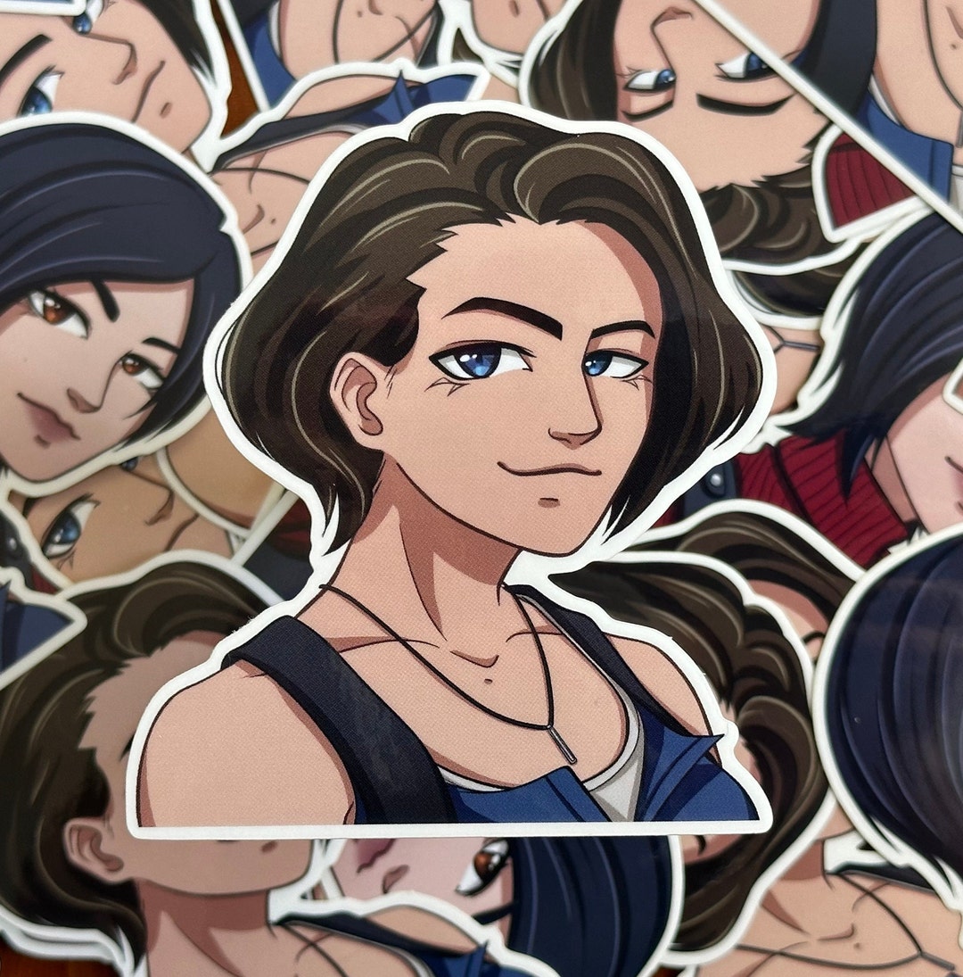 Resident Evil Jill Valentine Clear Peeker Sticker - Etsy