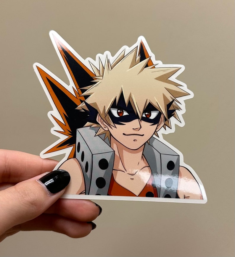 MHA Bakugo Peeker Stickers - Etsy
