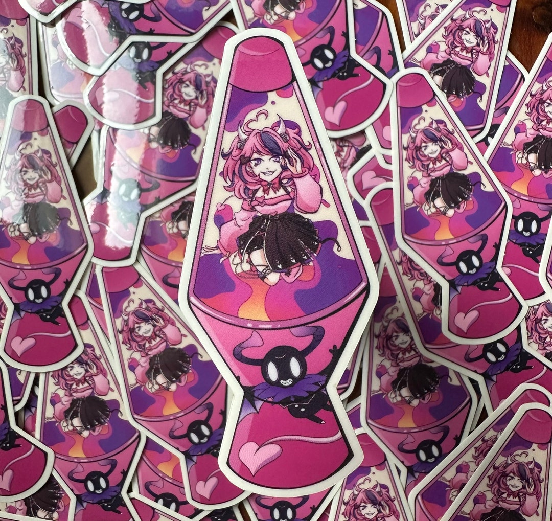 Ironmouse Lava Lamp Sticker - Etsy