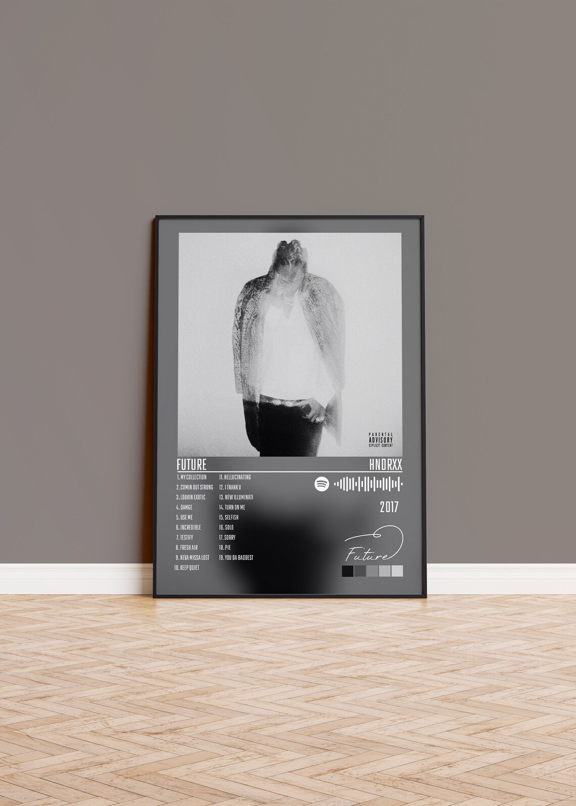 Future Hndrxx Album Poster, Album Poster, Future Poster, Album Print ...