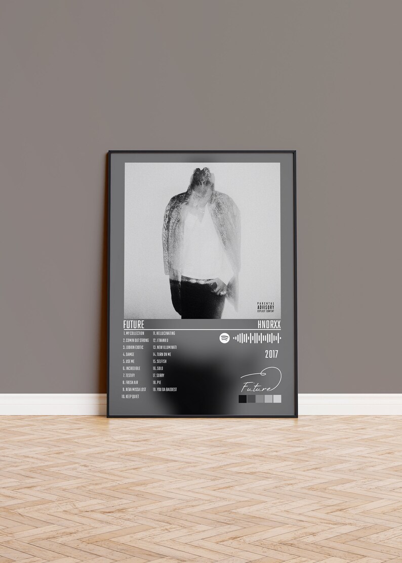 Future Hndrxx Album Poster, Album Poster, Future Poster, Album Print ...