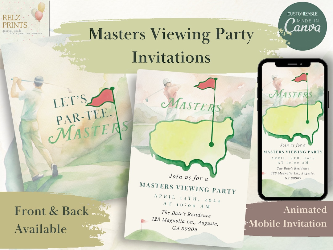 Lets Partee! Digital Animated Video or 5x7 Printed Masters Viewing ...