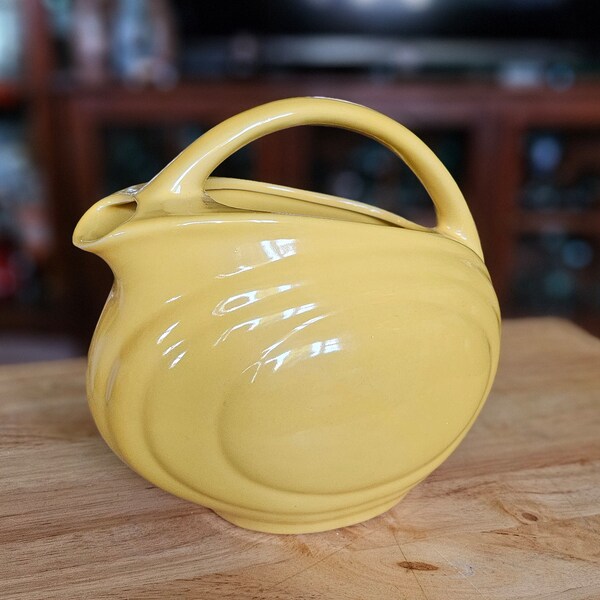 Yellow Ware Pitcher - Etsy