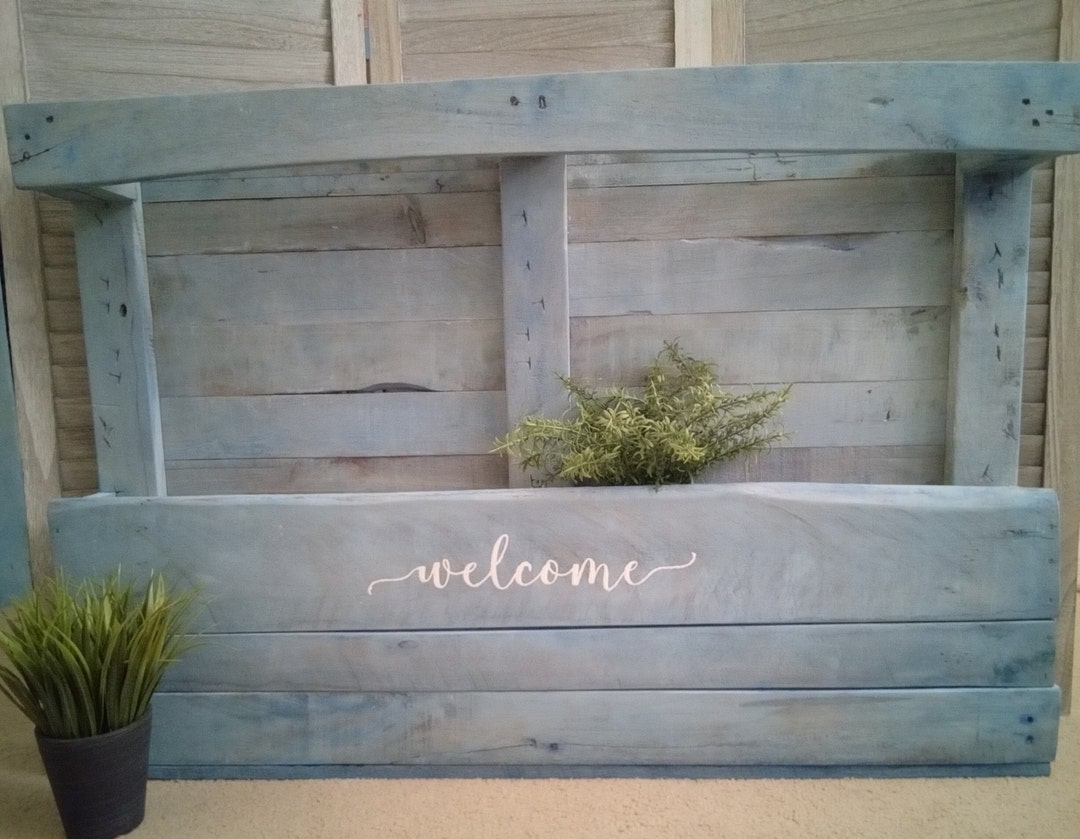 Rustic Hanging Garden Box - Etsy