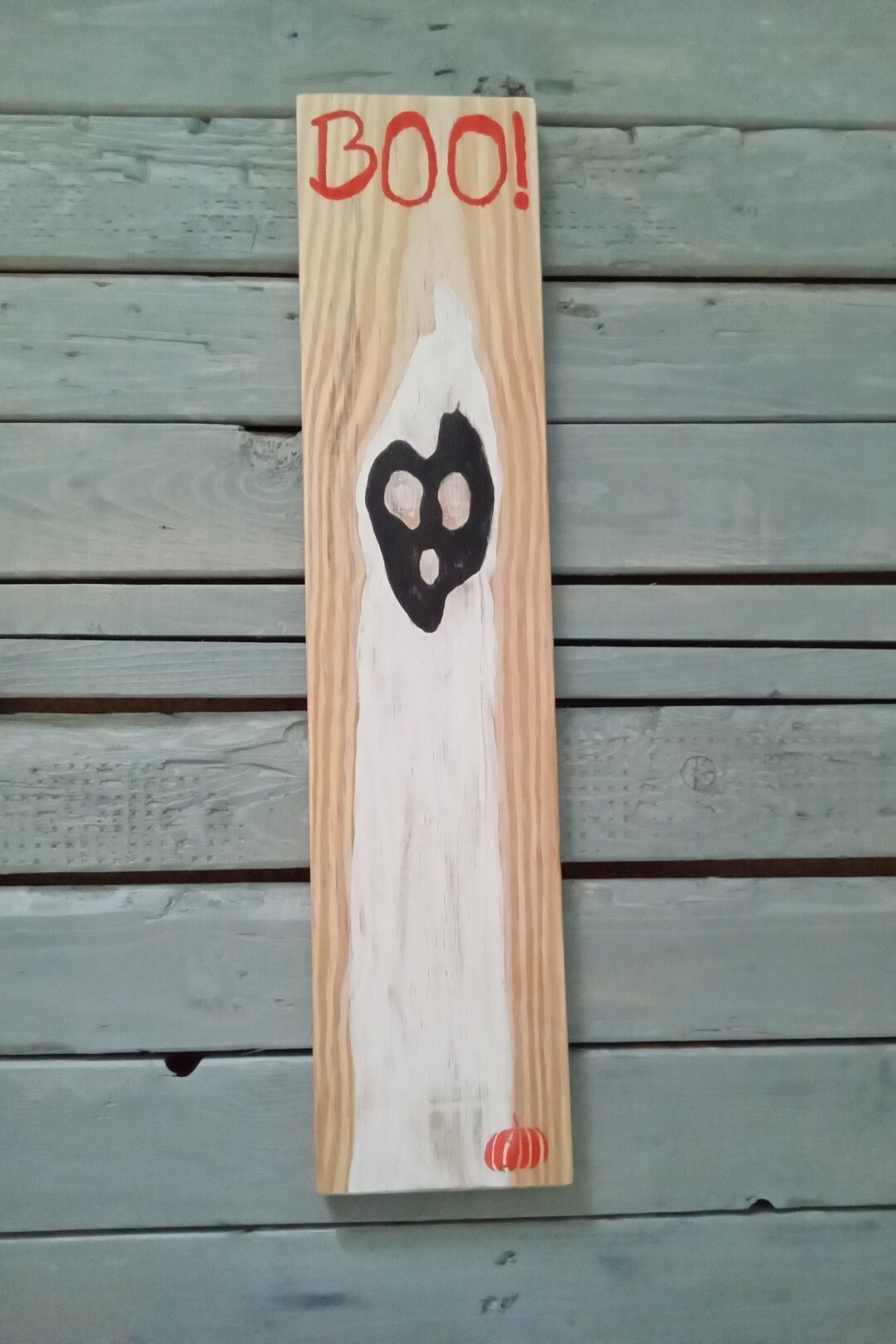 Halloween Ghost Wooden Sign - Etsy