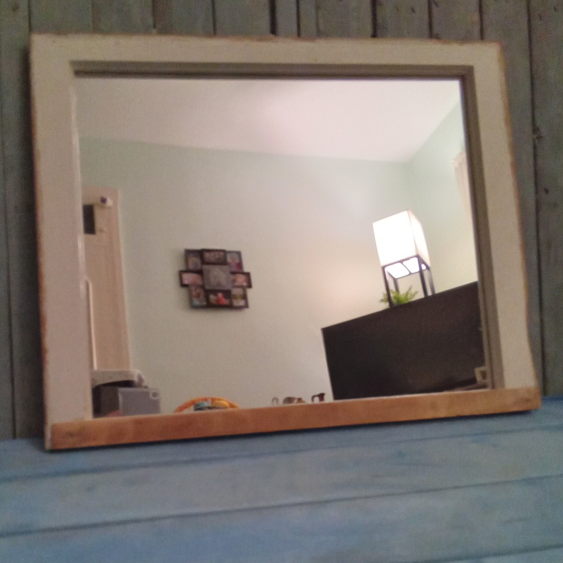 Single Pane Rustic Wall Decor Window Mirror - Etsy