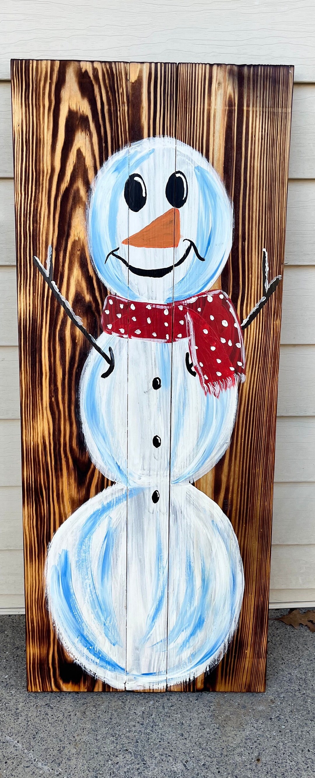Snowman Porch Leaner - Etsy