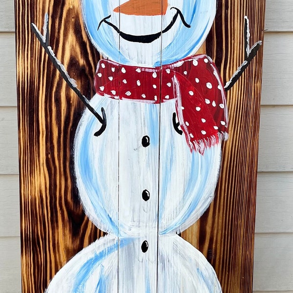 Snowman Porch Sign - Etsy