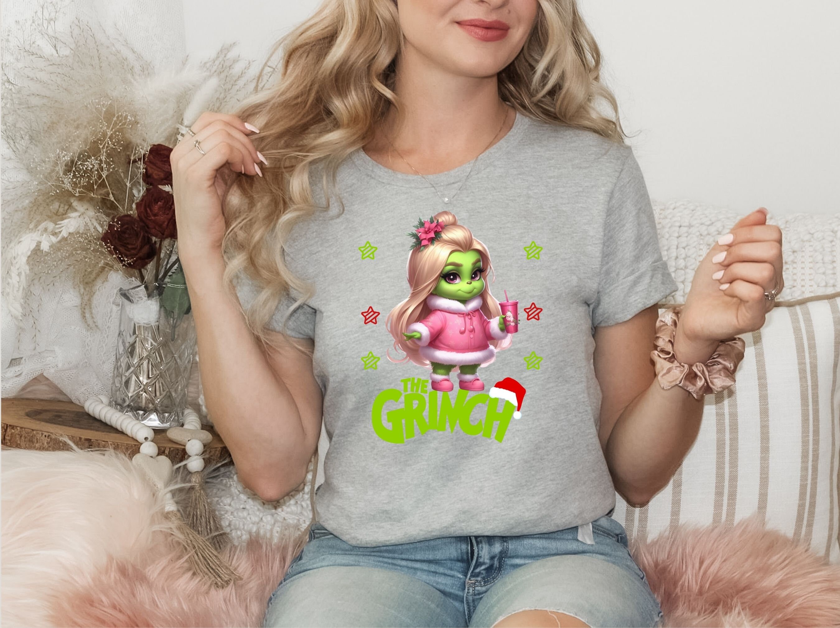 Baby Grinch Girl Tee, Toddler Christmas Shirt, Dr. Seuss Inspired, Cute ...