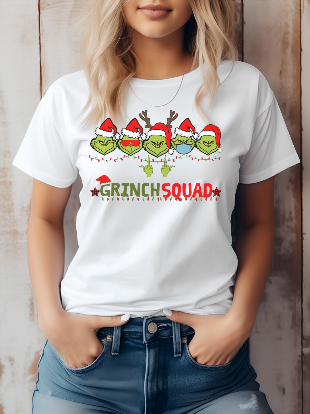 Grinch Squad Christmas Shirt, Grinch Unisex Tee, Grinchmas T-shirt ...