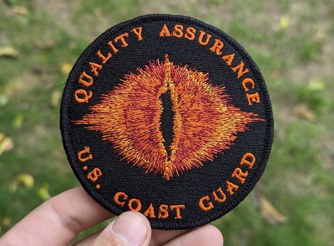 USCG QA Quality Assurance Eye of Sauron Morale Patch 4" - Etsy