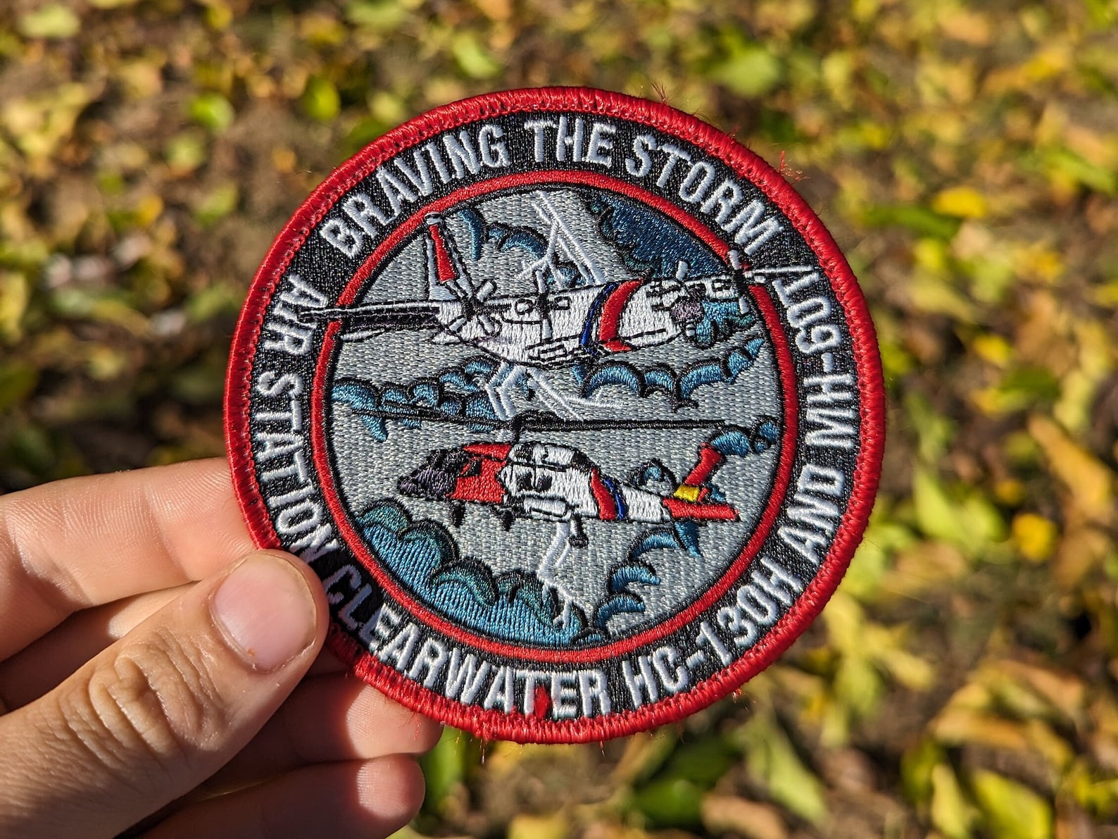 USCG Braving the Storm, A/S Clearwater Moral Patch 4" - Etsy