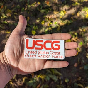 USCG Aviation Forces NASA Logo Sticker 4 - Etsy