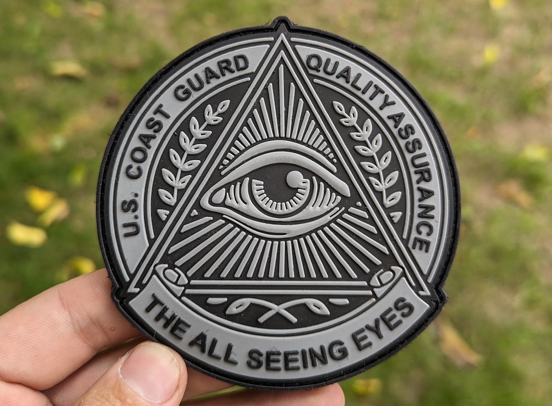 USCG QA Quality Assurance Illuminati "the All Seeing Eyes" Morale Patch ...