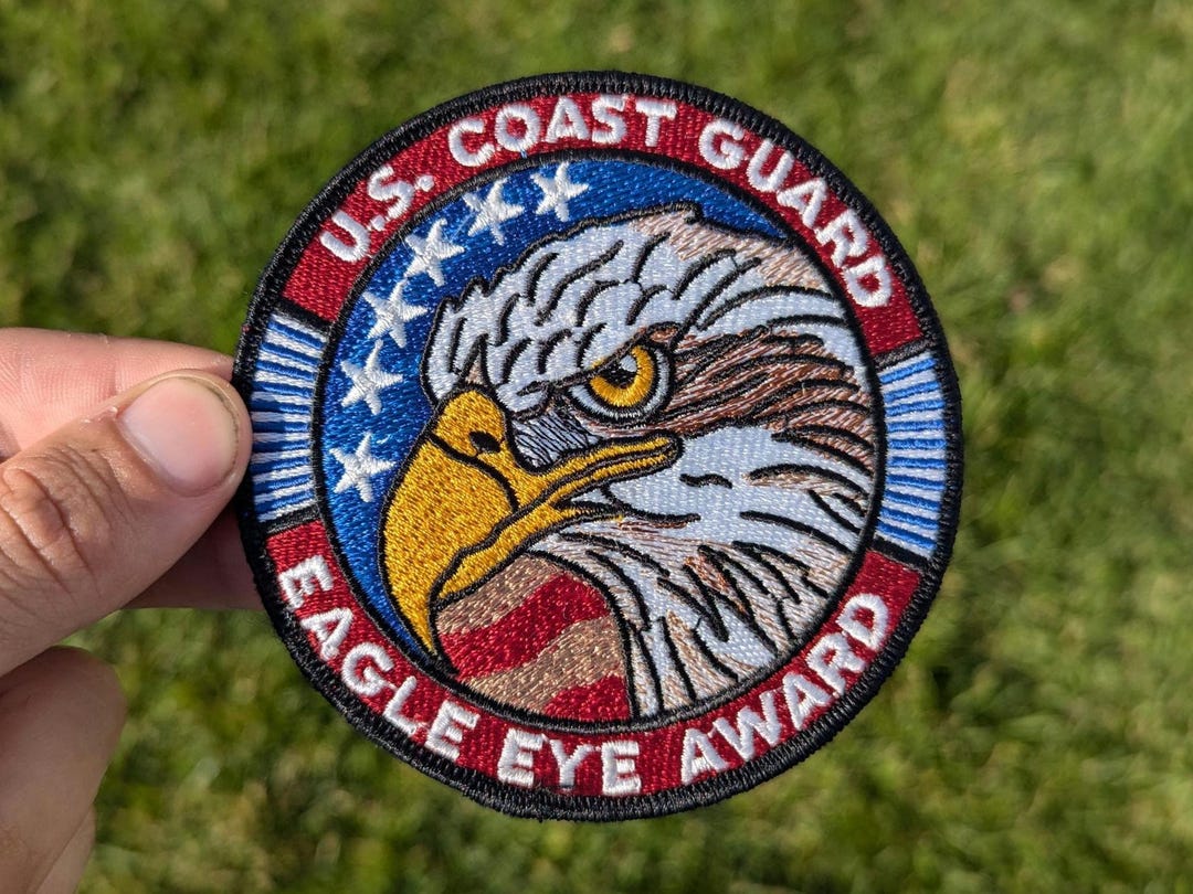USCG Eagle Eye Award Patch 4" - Etsy