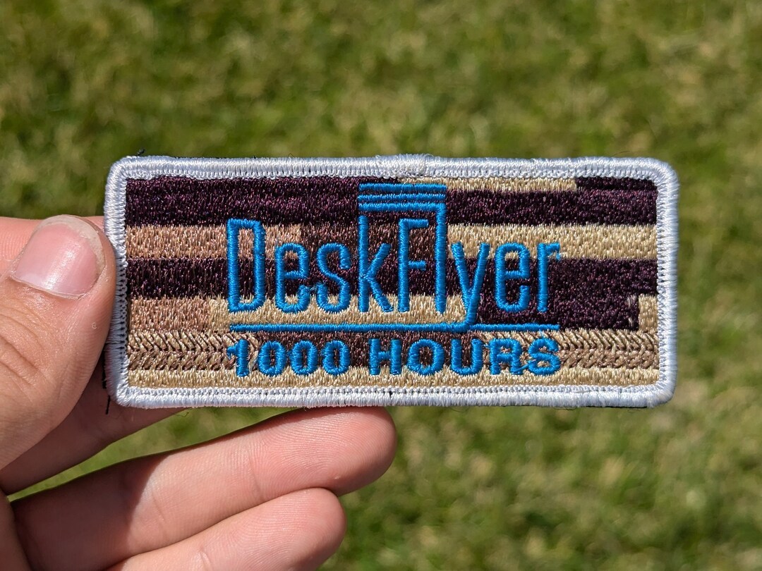 1000 Hour Desk Flyer Morale Patch 4" - Etsy