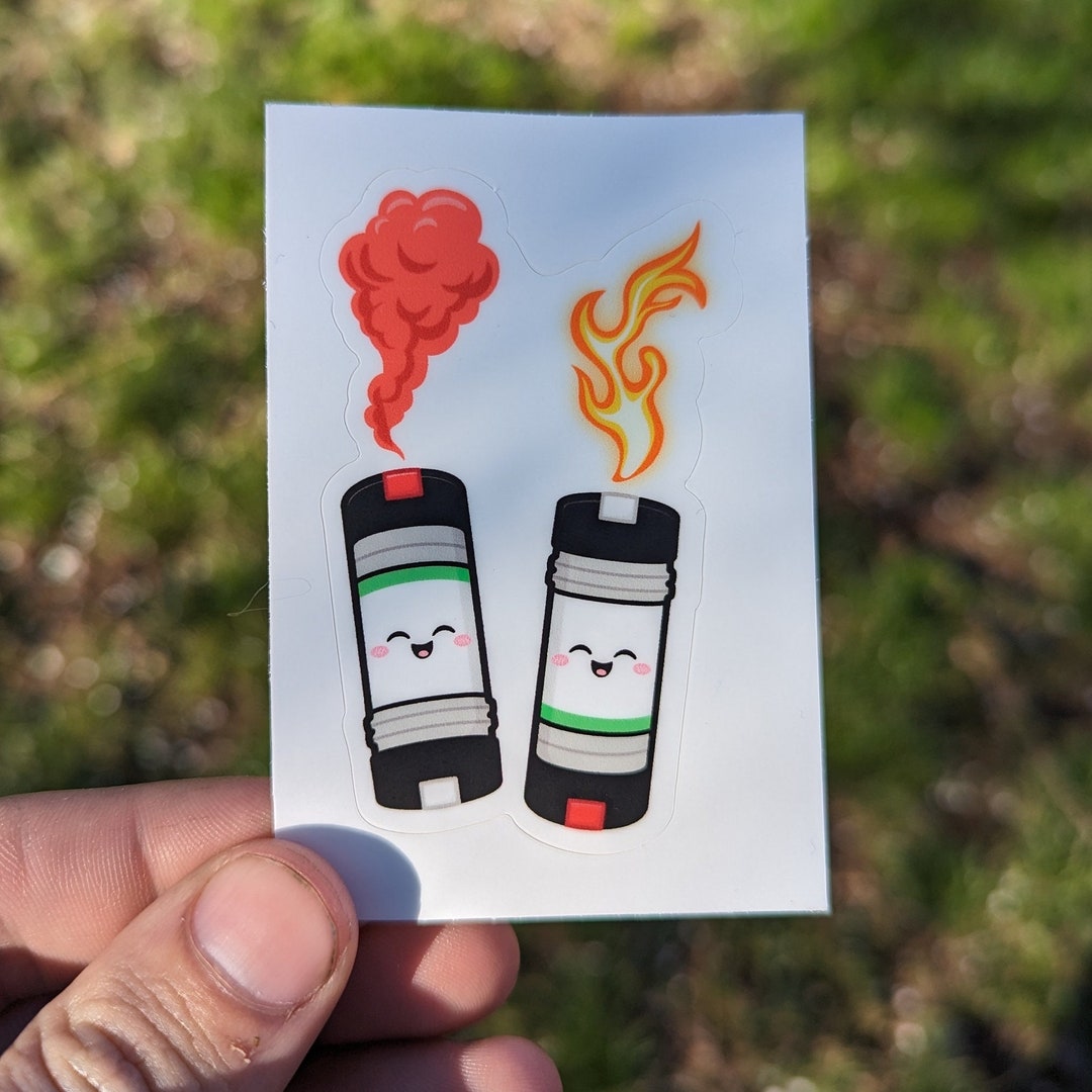 Cute Flare, Day and Night MK-124 3" Sticker - Etsy