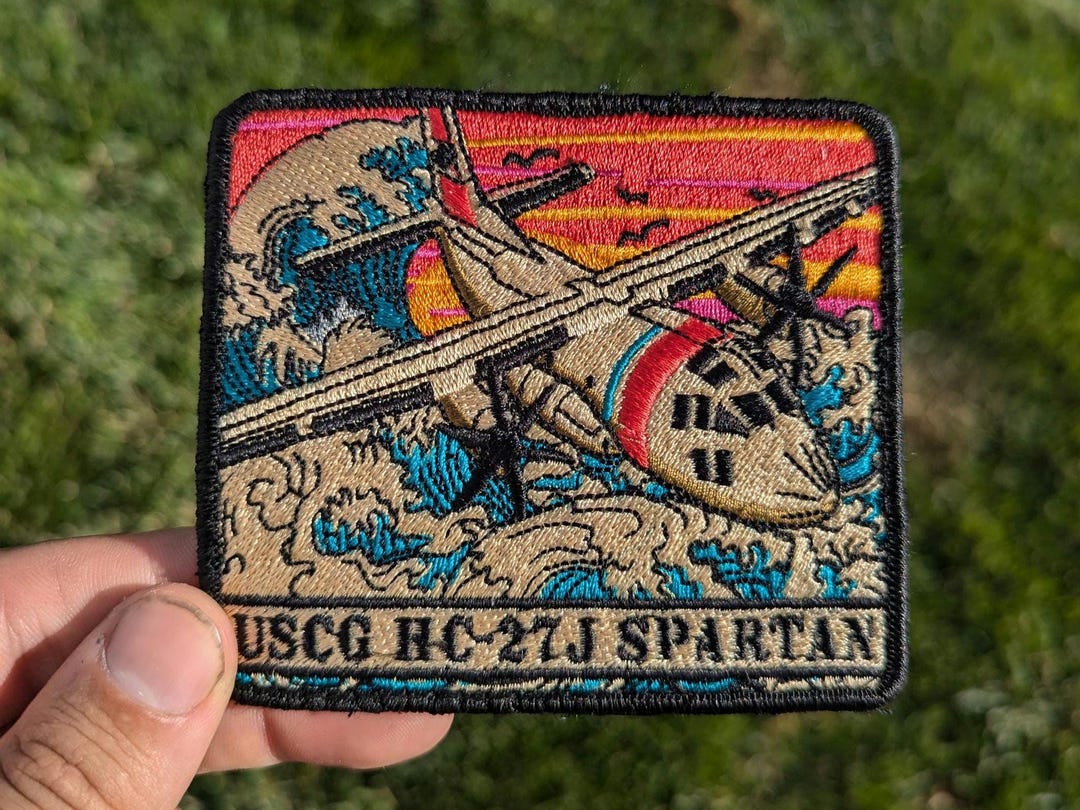 USCG HC-27J Spartan Patch 4" - Etsy
