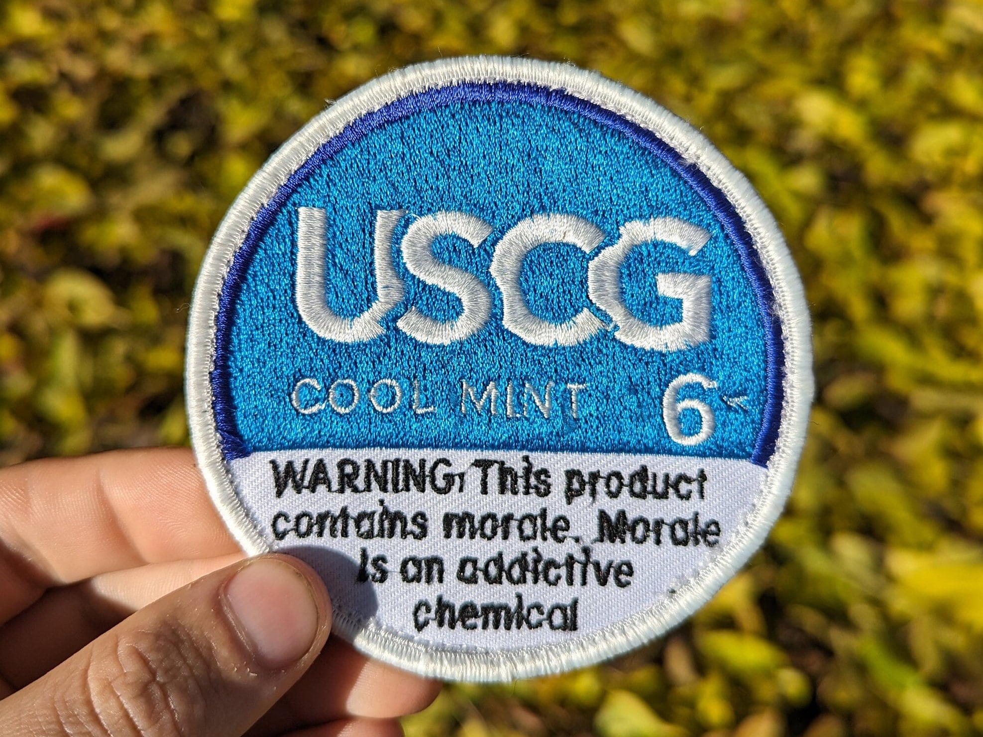 USCG Nicotine Morale Pouch Morale Patch 4 - Etsy