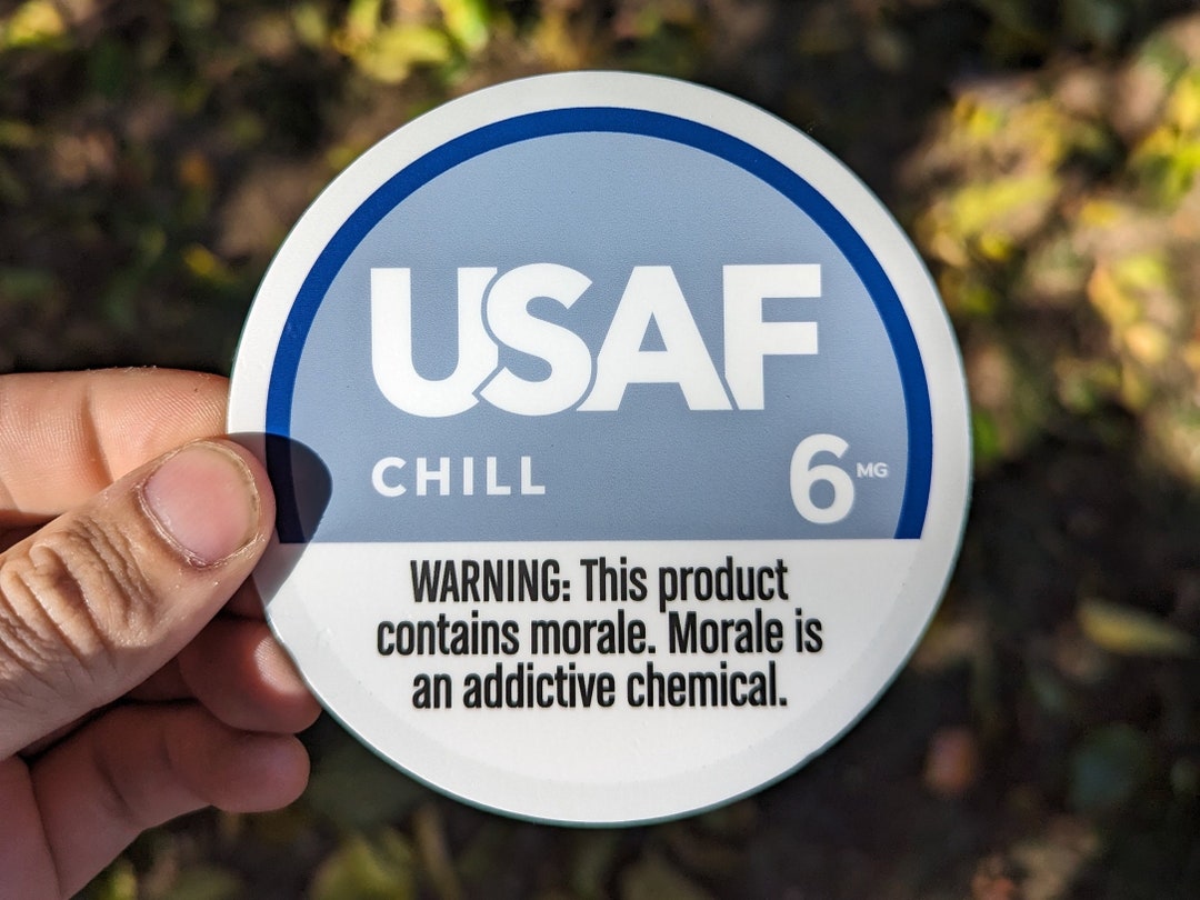 USAF Morale Pouch 4" Sticker Matte - Etsy