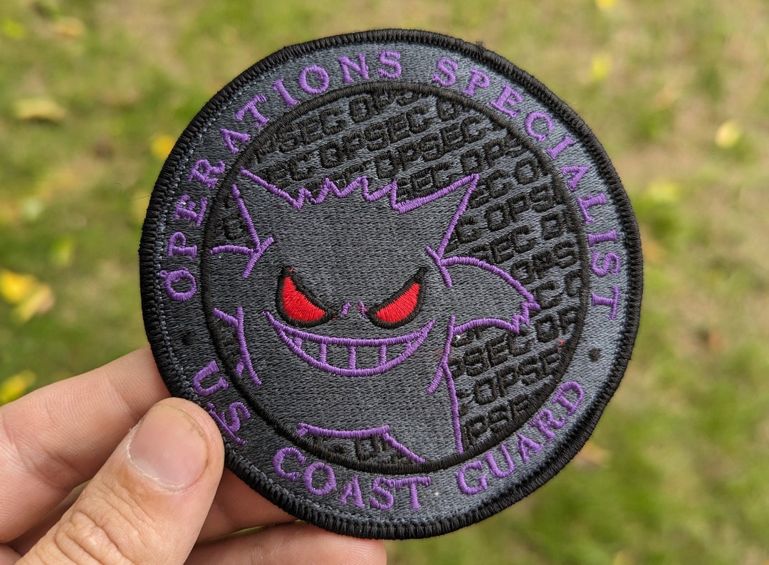 OS Operations Specialist Pokemon Gengar Morale Patch 4" - Etsy