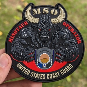 MSO Minotaur Operator USCG Morale Patch 4" - Etsy