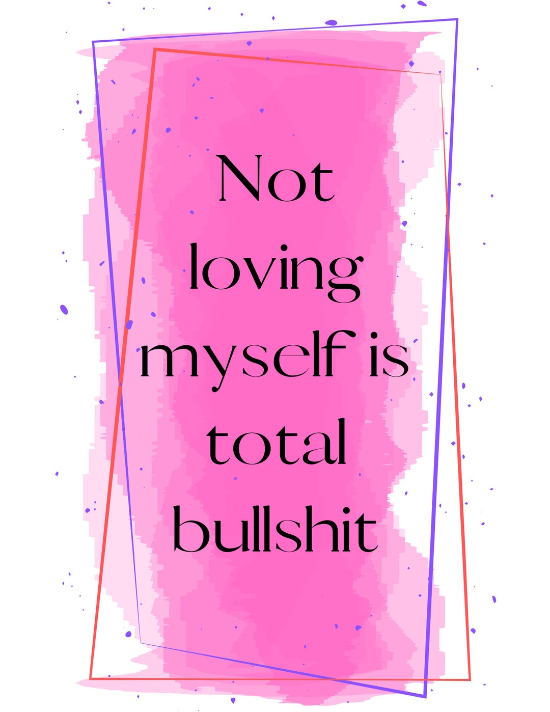 Swear Affirmation Cards - Etsy