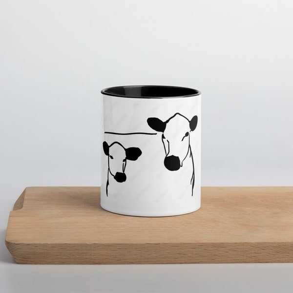 Cow Mug With Cow Inside - Etsy