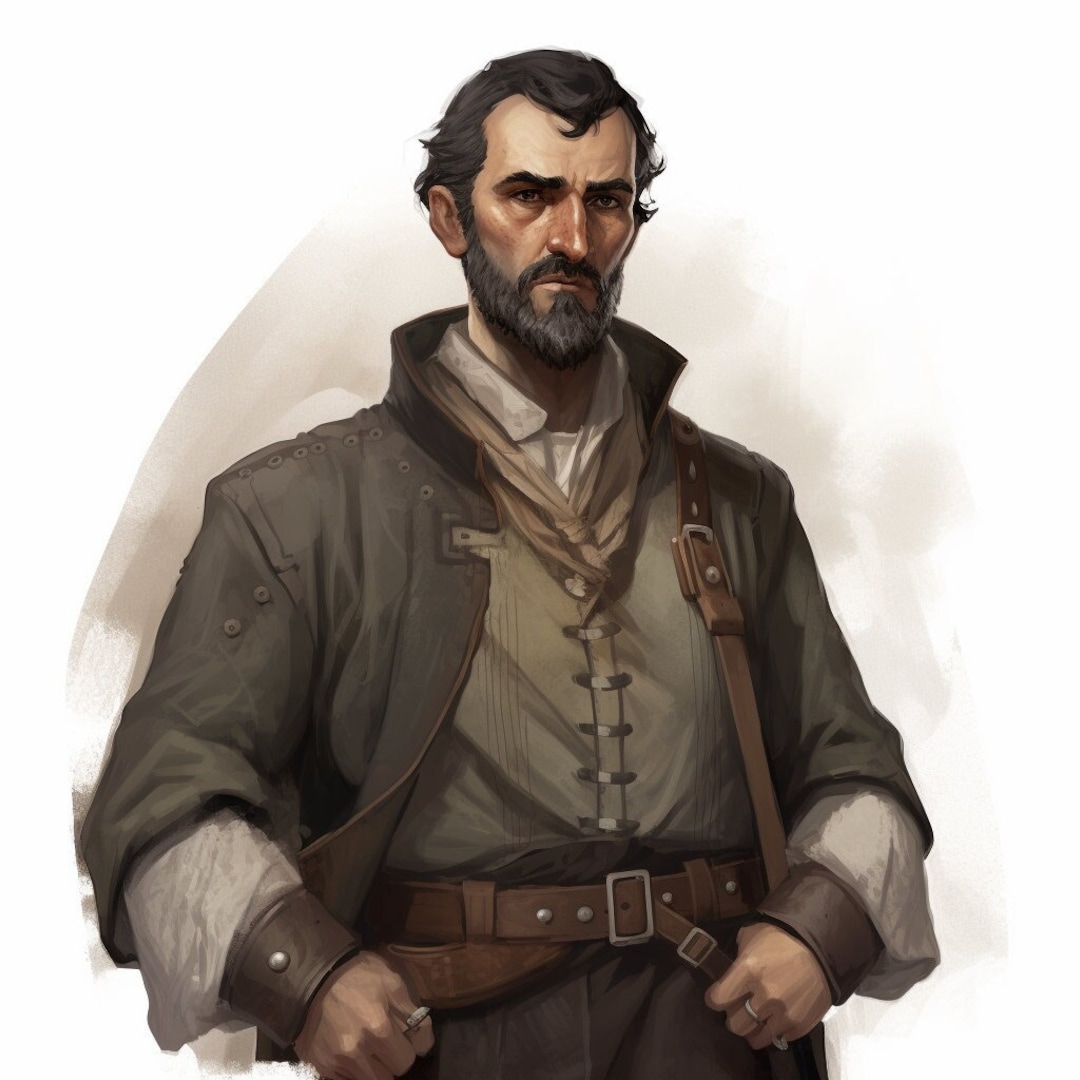 Gideon Blackwood DND Pre-written NPC Villager Instant - Etsy