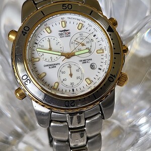 Rare SECTOR ADV 5500 Chronograph Alarm 12 Jewels Men's Quartz Watch - Etsy