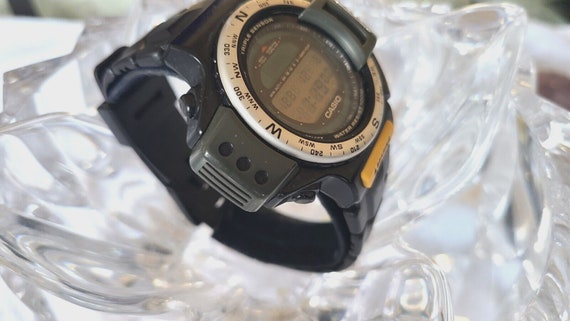 Rare 80s Vintage Casio Pathfinder 1170 ATC-1200 Watch - Gem