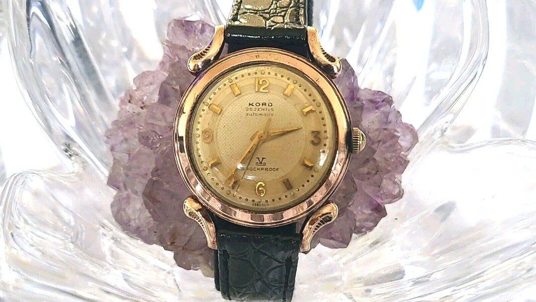 Rare 1950's Kord Marc Nicolet 25 Jewel Swiss Automatic Men's Watch - Etsy