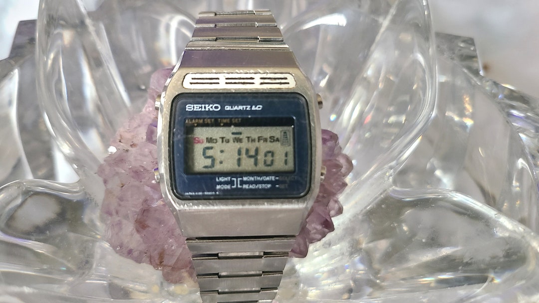 Vintage 70s Seiko LC A133-5000 Quartz LCD Digital Watch - Etsy
