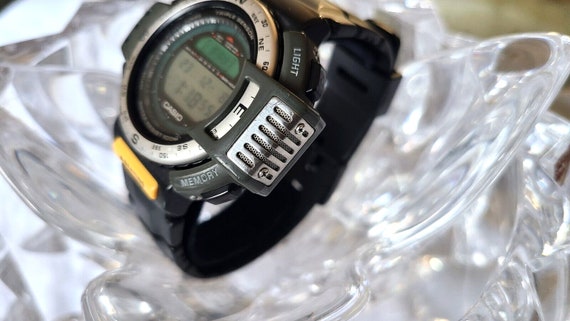 Rare 80s Vintage Casio Pathfinder 1170 ATC-1200 Watch - Gem